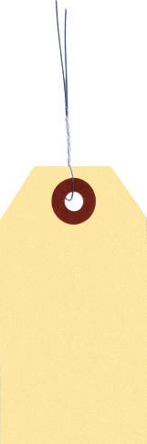 Manila Tags with Wire Inserted - TWW-4 - flywheelnw.com